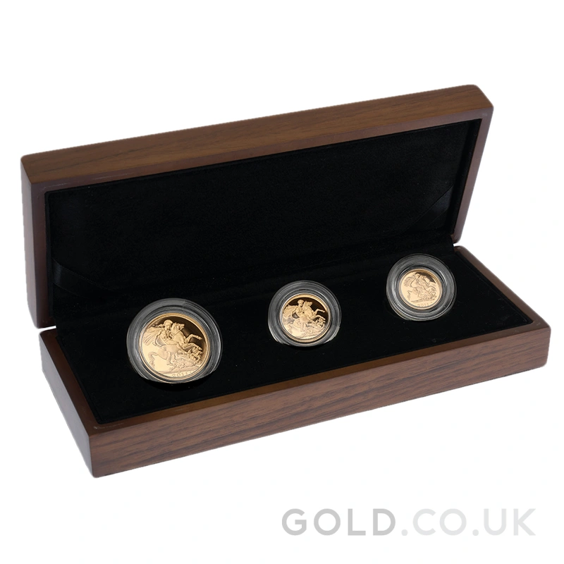 Limited Edition Sovereign 2011 Three-Coin Gold Proof Set - From £3,089
