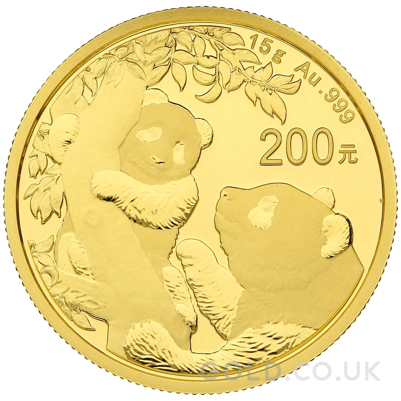 2021 15g Gold Chinese Panda Coin | Gold.co.uk - From £2,121