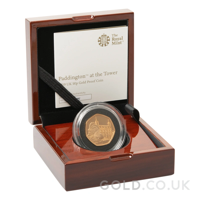 Proof Paddington at Tower of London gold coin from GOLD.co.uk - From £2,079