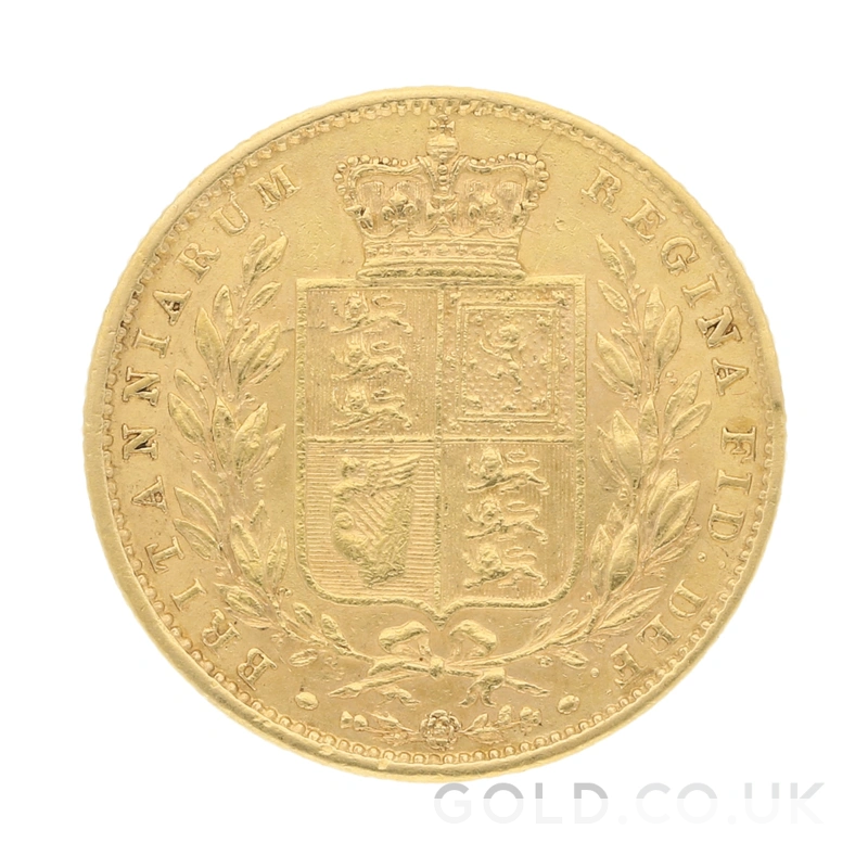 Buy a 1863 Victoria Sovereign | from Gold.co.uk - From £1,219