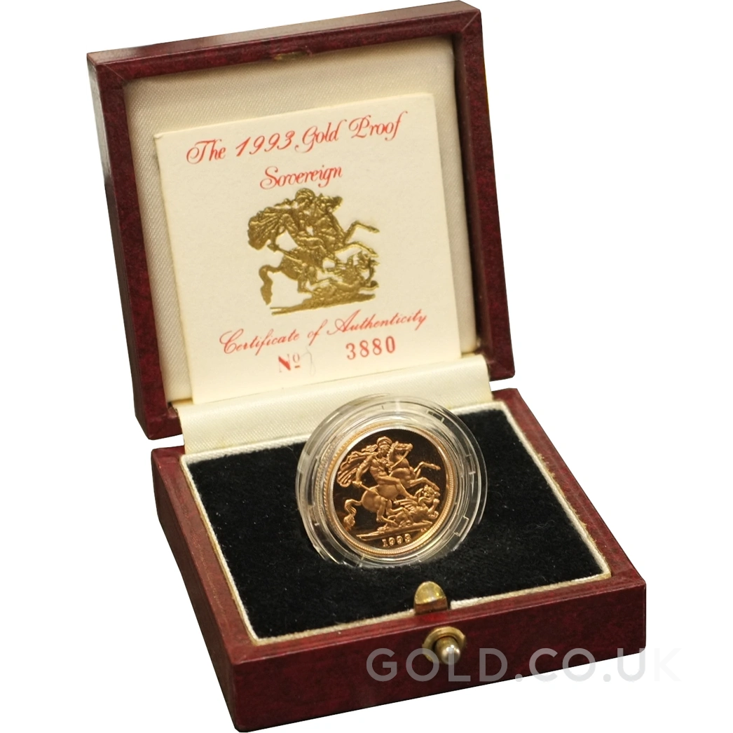 Buy a Gold Proof Boxed Sovereign | from gold.co.uk - From £1,356