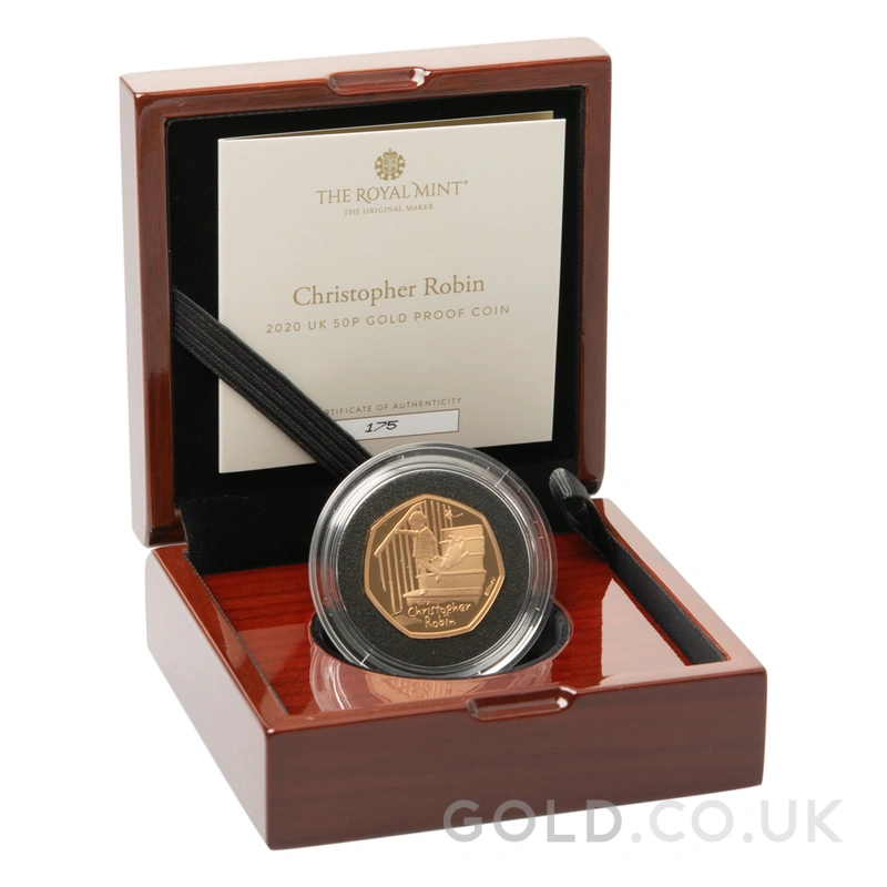 Proof Christopher Robin gold coin from GOLD.co.uk - From £1,914