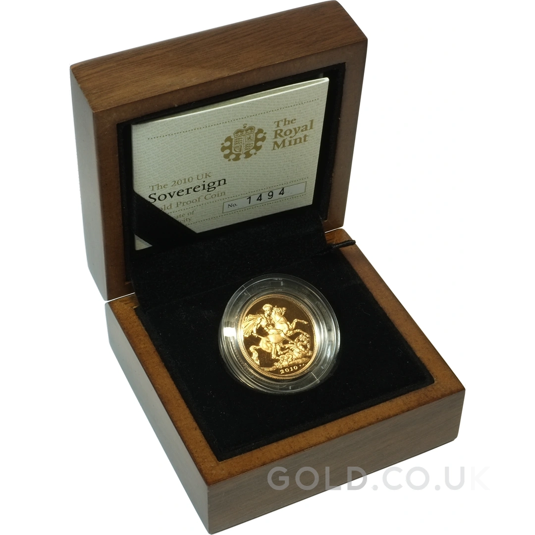 Buy a Gold Proof Boxed Sovereign | from gold.co.uk - From £1,067