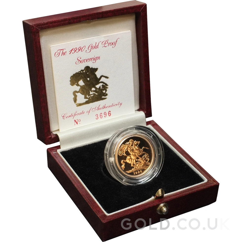 Buy a Gold Proof Boxed Sovereign | from gold.co.uk - From £1,393