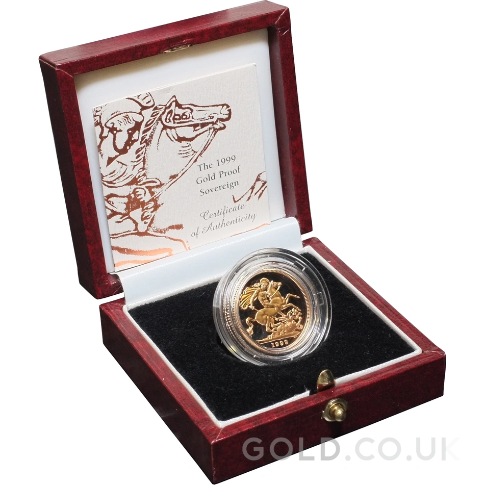 Buy a Gold Proof Boxed Sovereign | from gold.co.uk - From £1,109