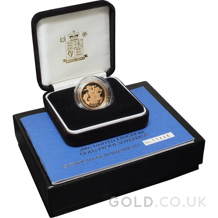 Buy a Gold Proof Boxed Sovereign | from gold.co.uk - From £1,296
