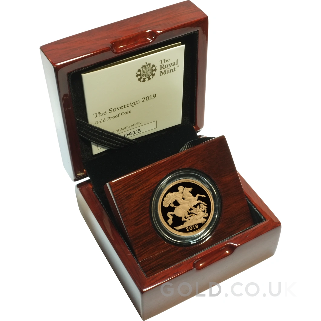Buy a Gold Proof Boxed Half Sovereign | from gold.co.uk - From £1,072