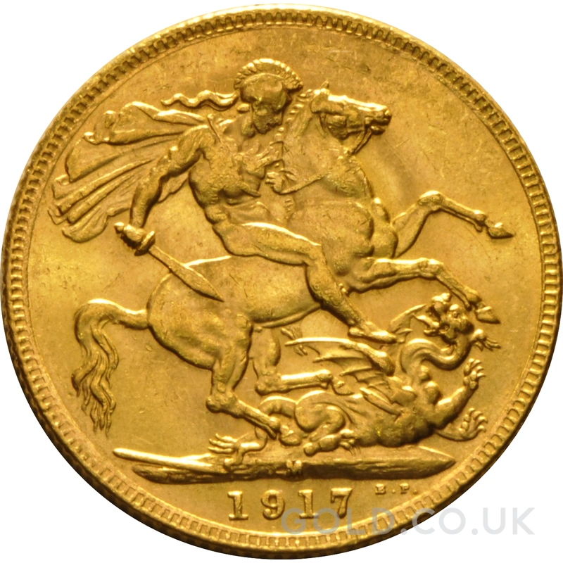 Buy a 1917 George V Sovereign - M | from Gold.co.uk - From £1,073