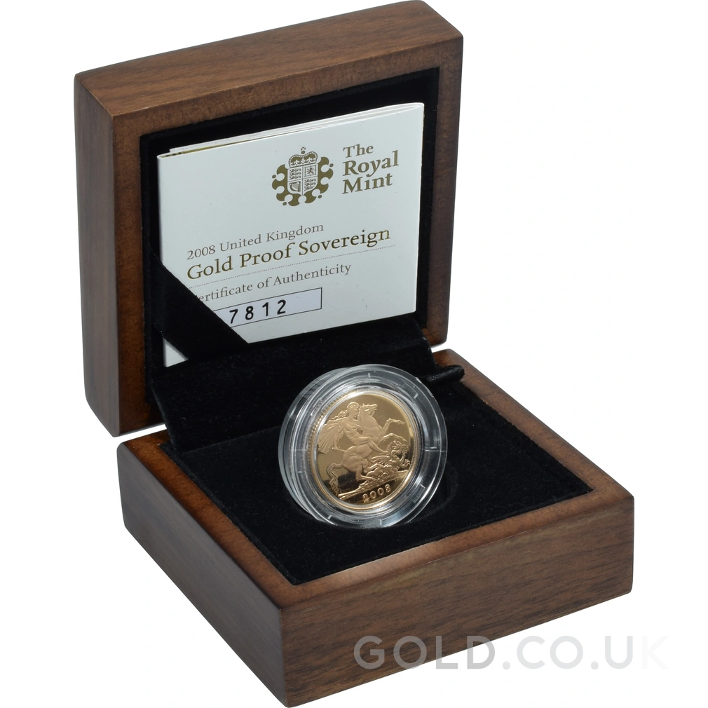 Buy a Gold Proof Boxed Sovereign | from gold.co.uk - From £956.50