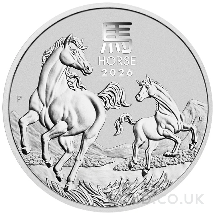 2026 Year of the Horse 1/2oz Silver Coin - From £43.56