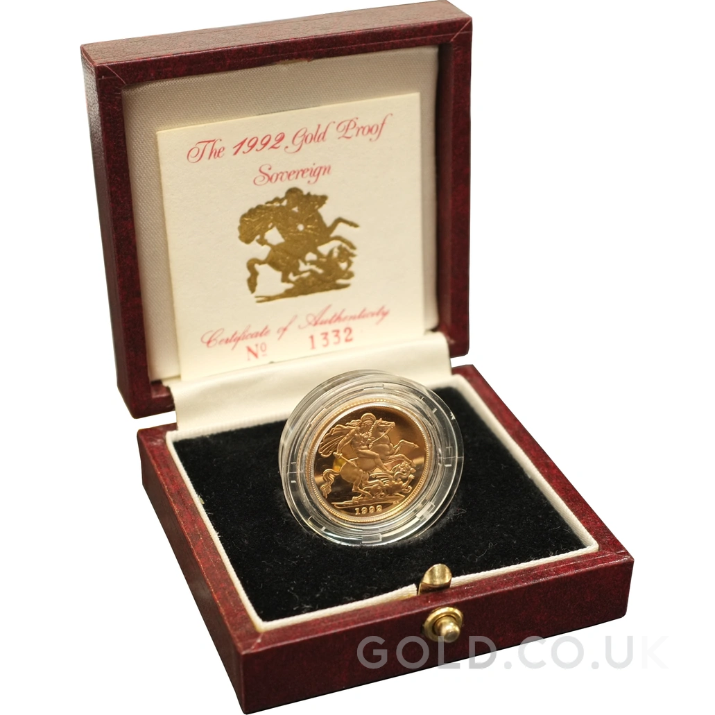 Buy a Gold Proof Boxed Sovereign | from gold.co.uk - From £1,596