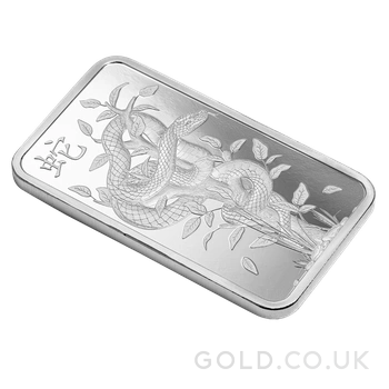 PAMP 2025 Year of the Snake 1oz Silver Bar - From £96.96