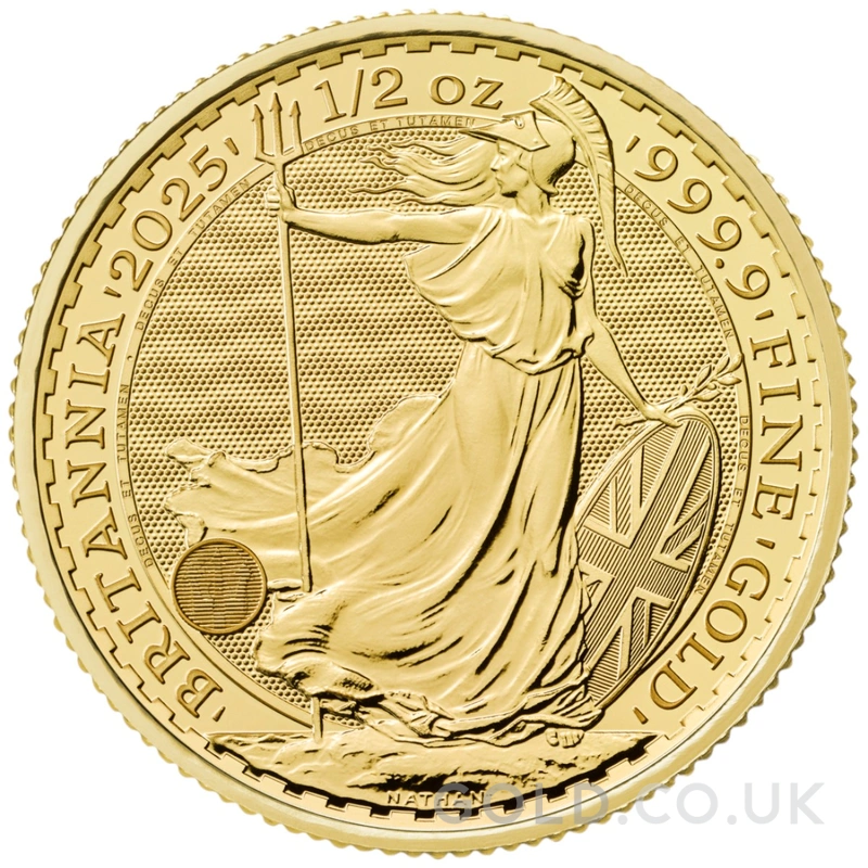 2025 1/2oz Gold Britannia in a Box | GOLD.co.uk - From £1,876