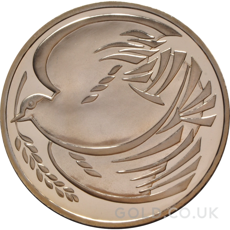 1995 Gold Proof Two Pound Coin Peace Dove | GOLD.co.uk - From £1,974