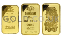 Buy 10 Gram Gold Bars | GOLD.co.uk - From £313.6